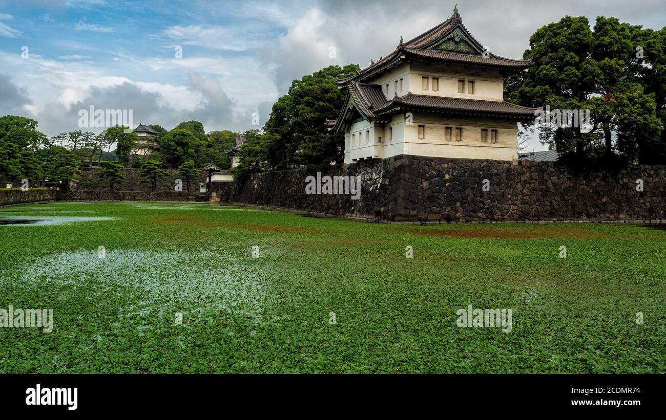 Moat at the Imperial Palace Stock Photo - Alamy