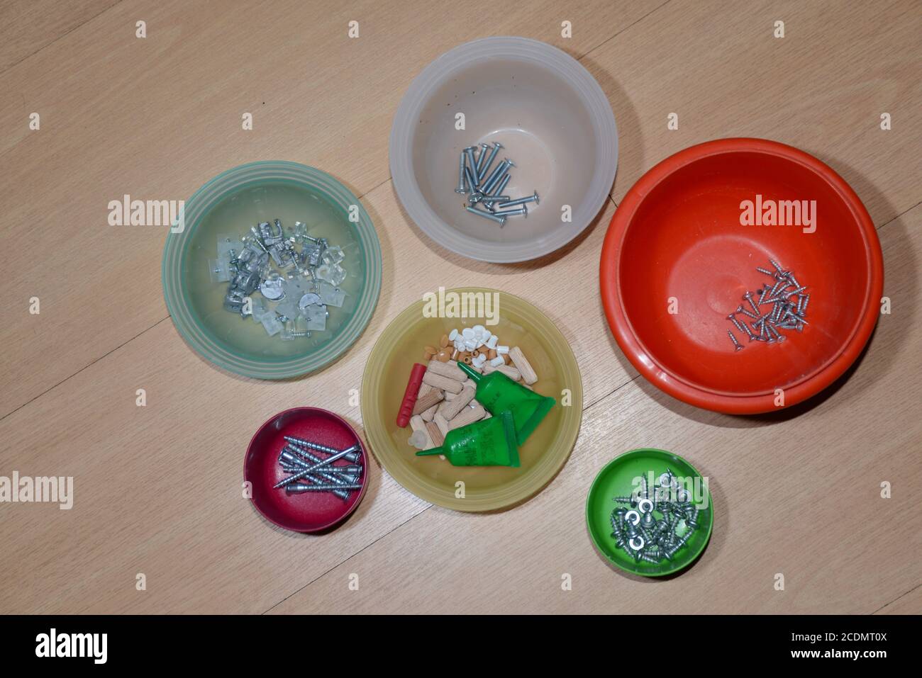 Screws and other small parts Stock Photo - Alamy