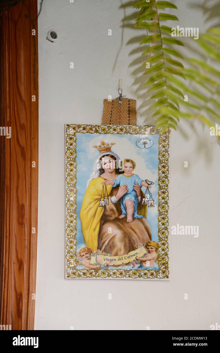 portrait of the Virgin Mary Stock Photo - Alamy