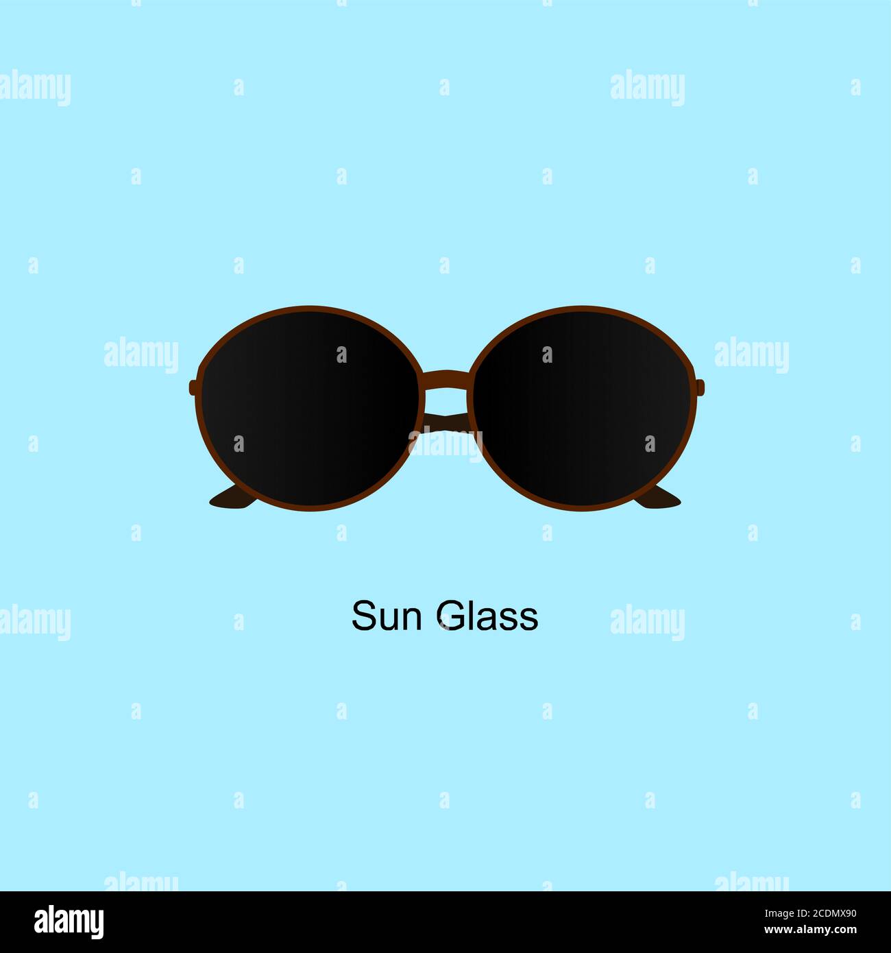 sunglass simple vector for template item, additional image include ...