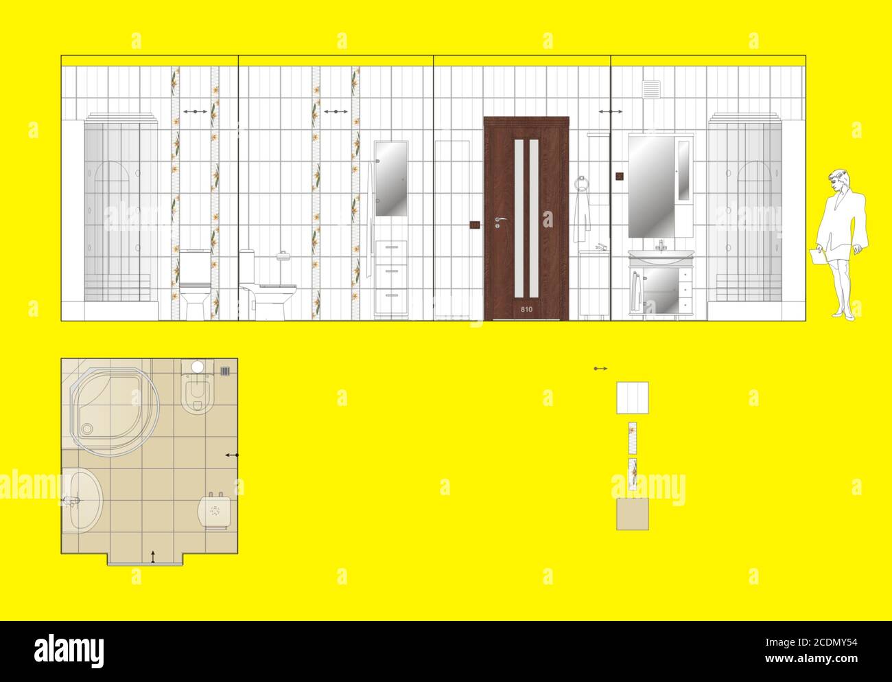 Plumbing drawing hi-res stock photography and images - Alamy