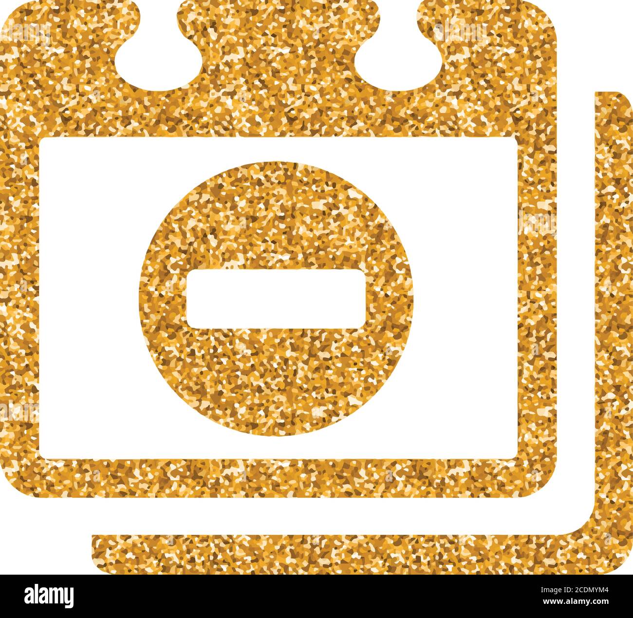 Unavailable label icon in gold glitter texture. Sparkle luxury style ...