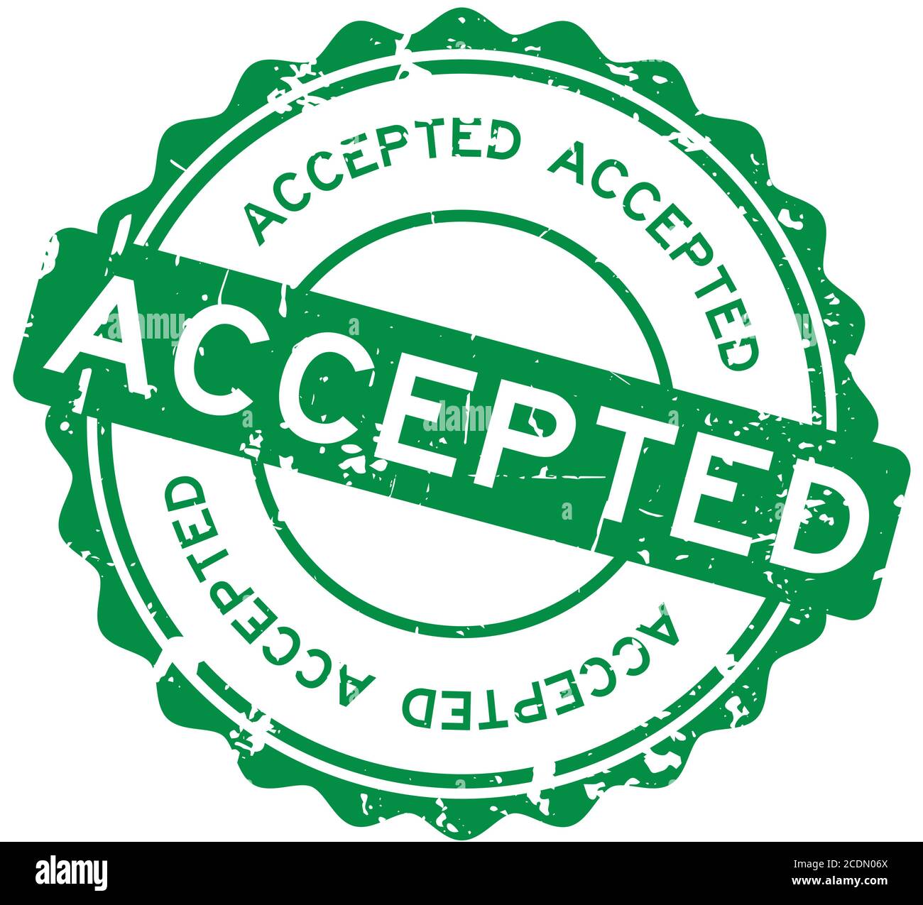 Accepted Stamp Green