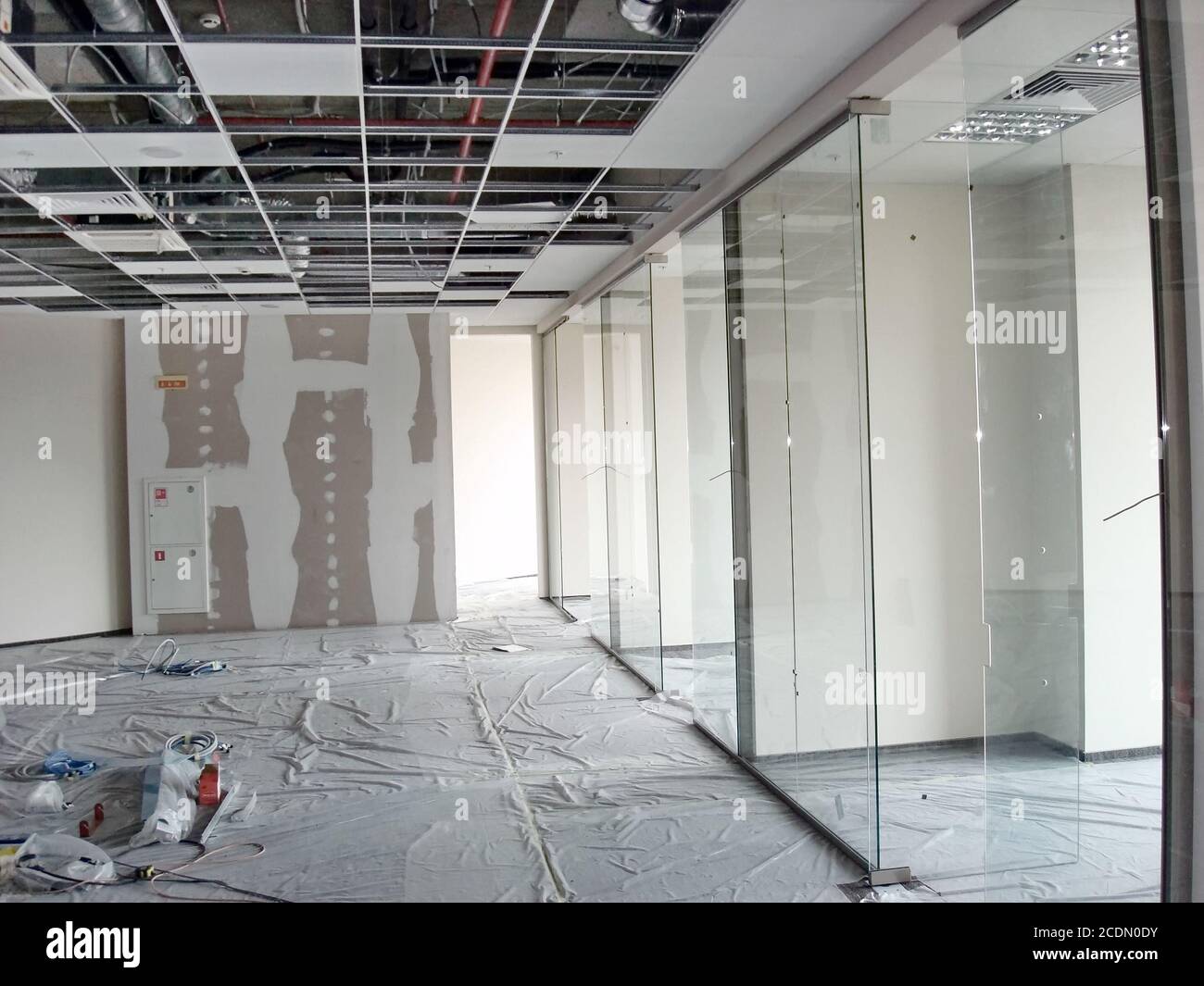 Building Finishing Work Stock Photo - Alamy