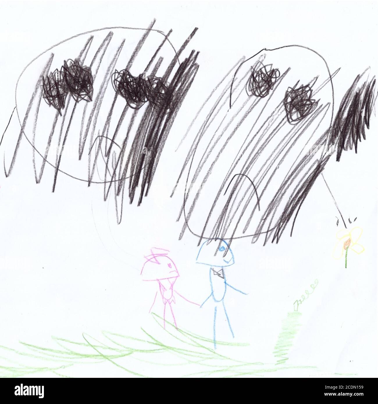 Children drawing pen hi-res stock photography and images - Alamy