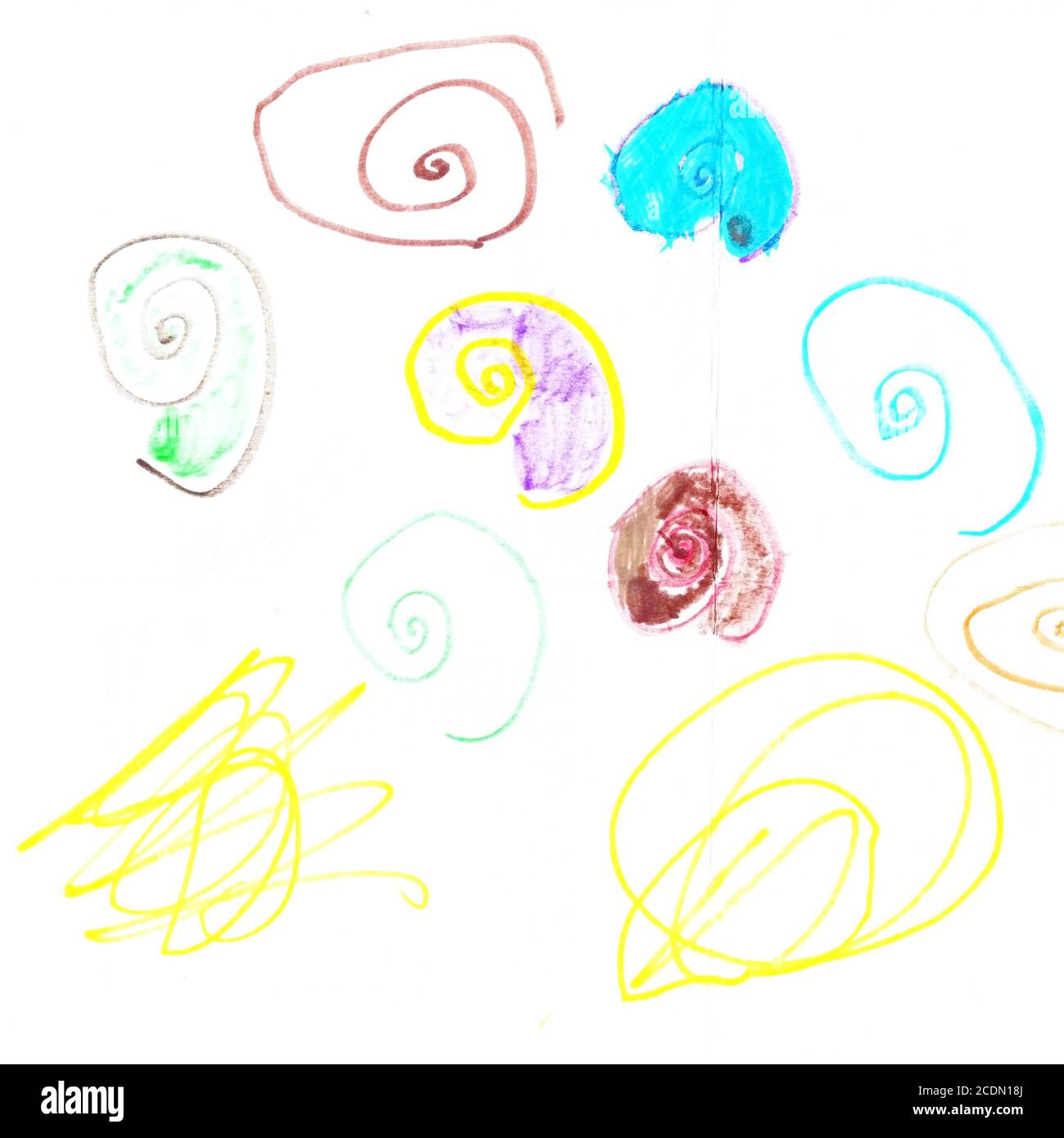 Abstract children Cut Out Stock Images & Pictures - Alamy