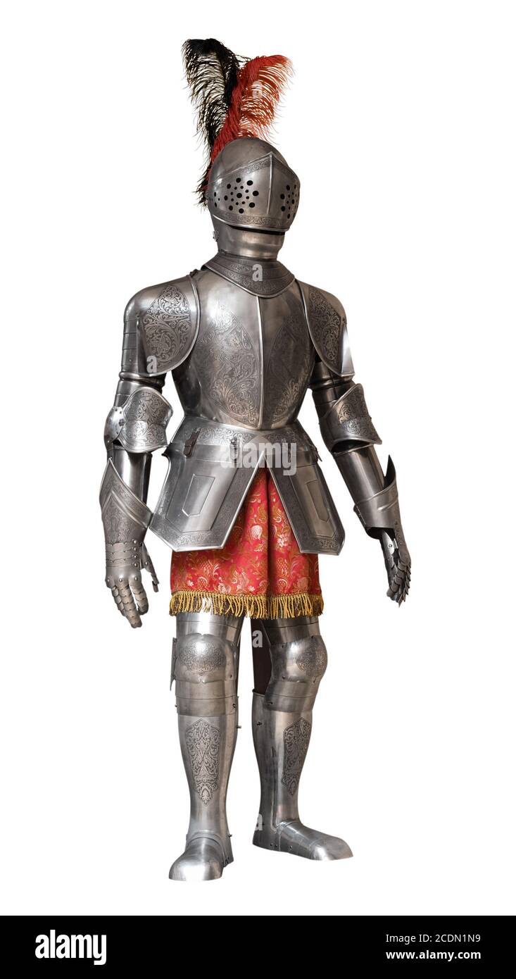 knight armour suit, isolated Stock Photo - Alamy