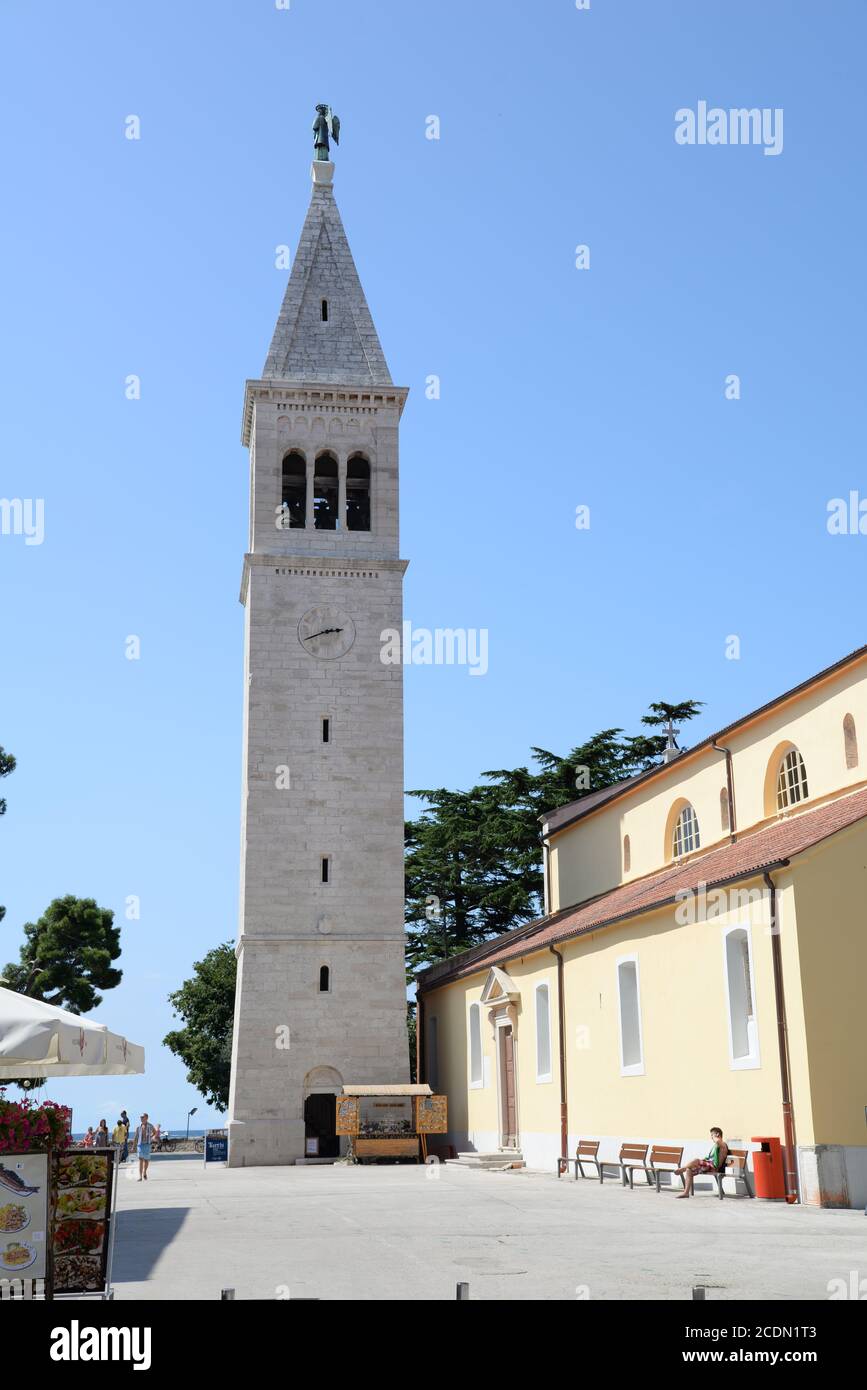 Church in Novigrad, Istria, Croatia Stock Photo - Alamy
