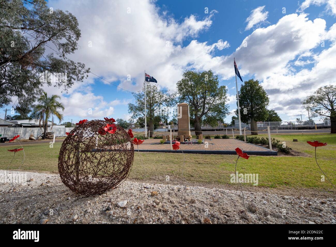 War Memorial, Morven, Queensland, Australia Stock Photo - Alamy
