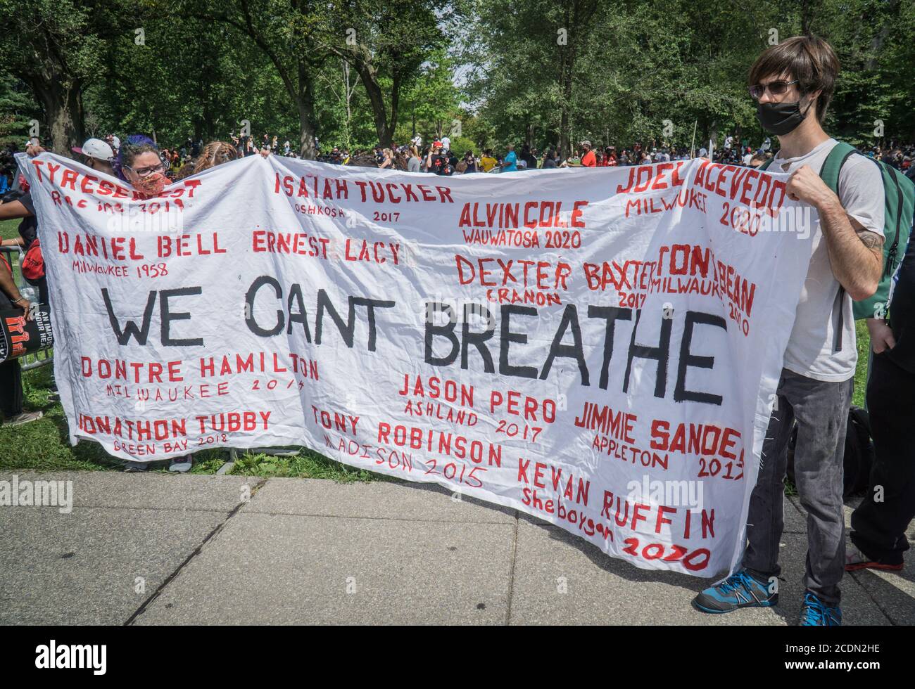 National Action Network held a commemorative march on the anniversary ...