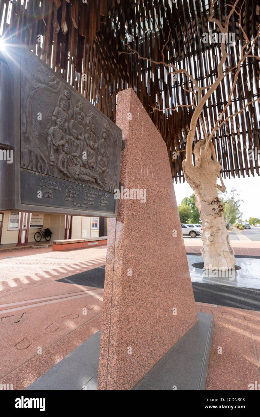 Tree of Knowledge, Barcaldine, Western Queensland, Australia Stock ...