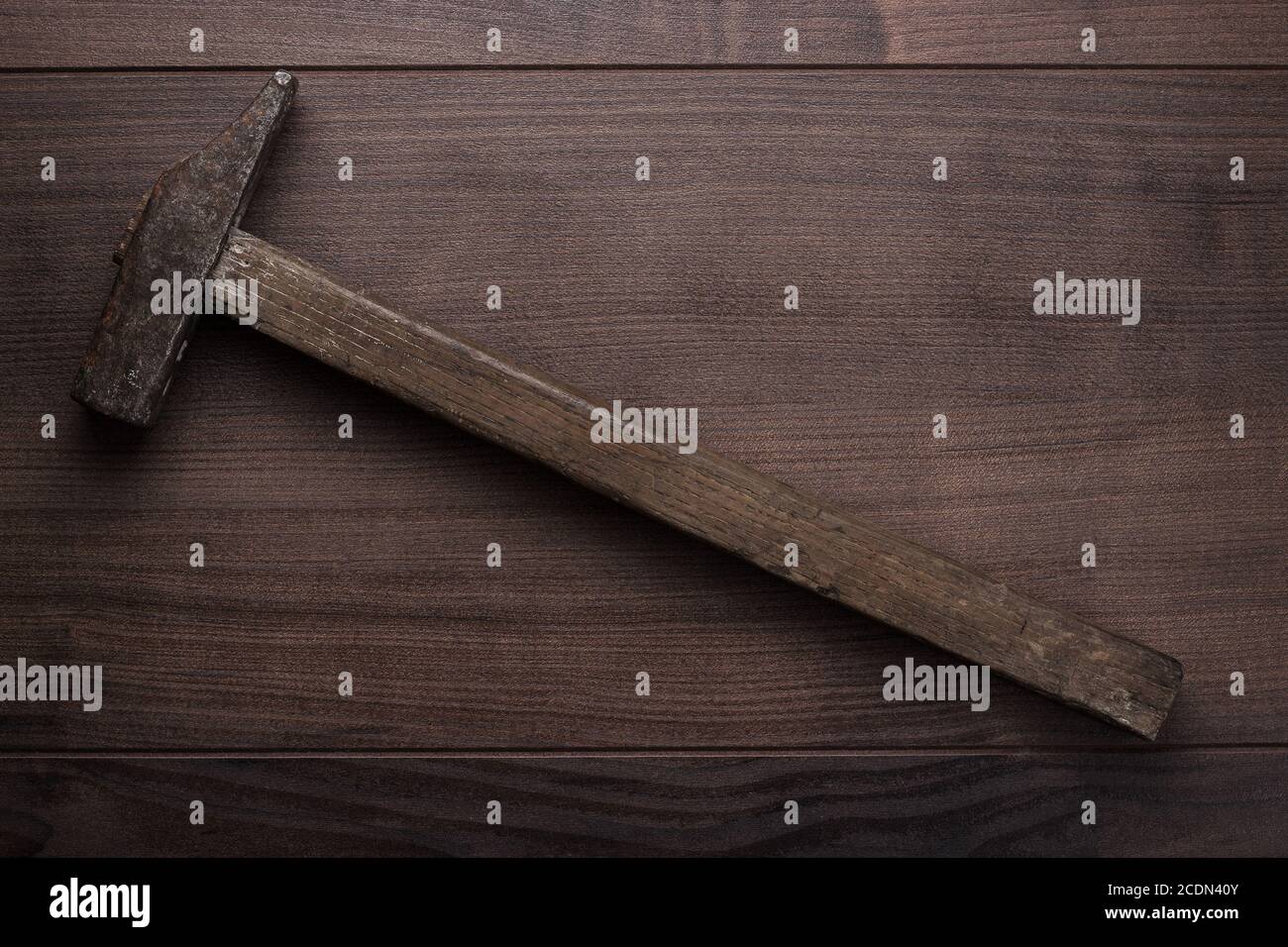 Closeup wooden hammer rusty hi-res stock photography and images - Alamy