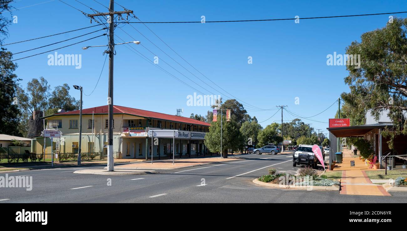 Main street of the rural town of Tambo, Queensland Australia Stock ...