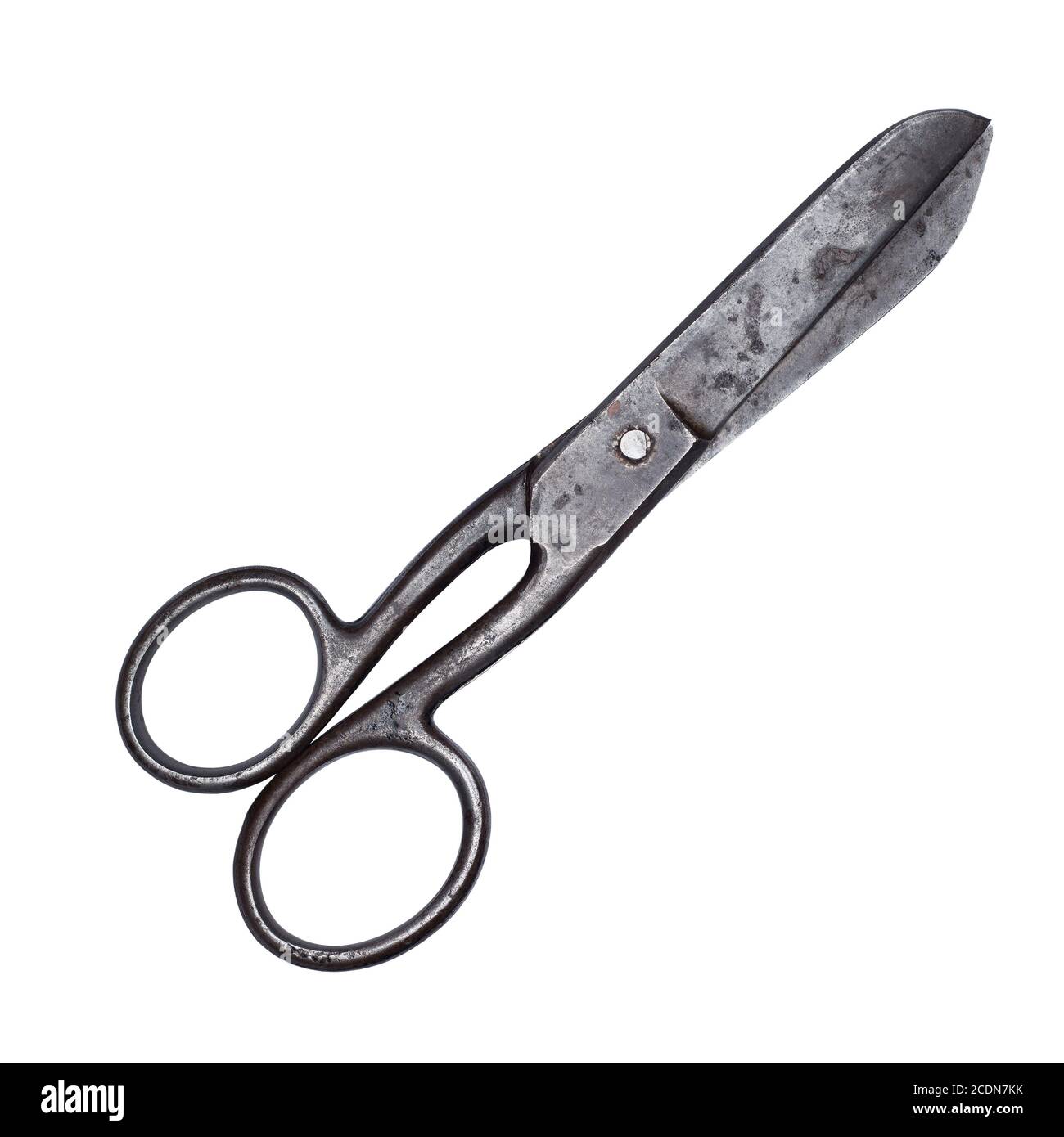 old scissors isolated Stock Photo - Alamy