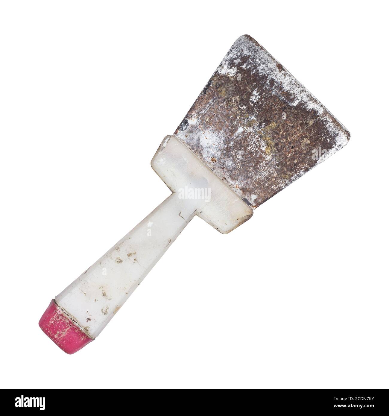 old dirty and rusty spatula isolated Stock Photo - Alamy