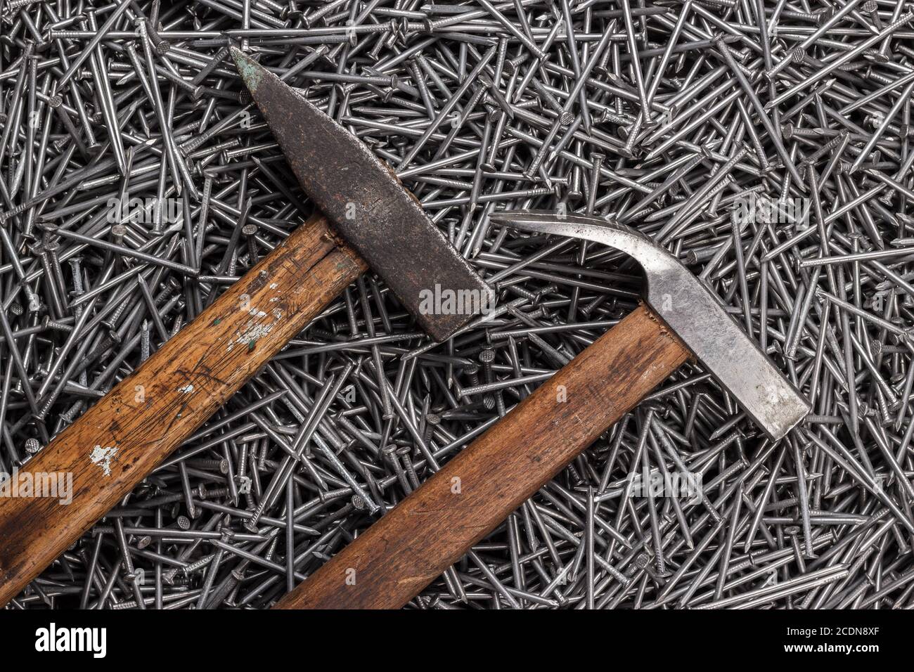 Old hammers hi-res stock photography and images - Alamy