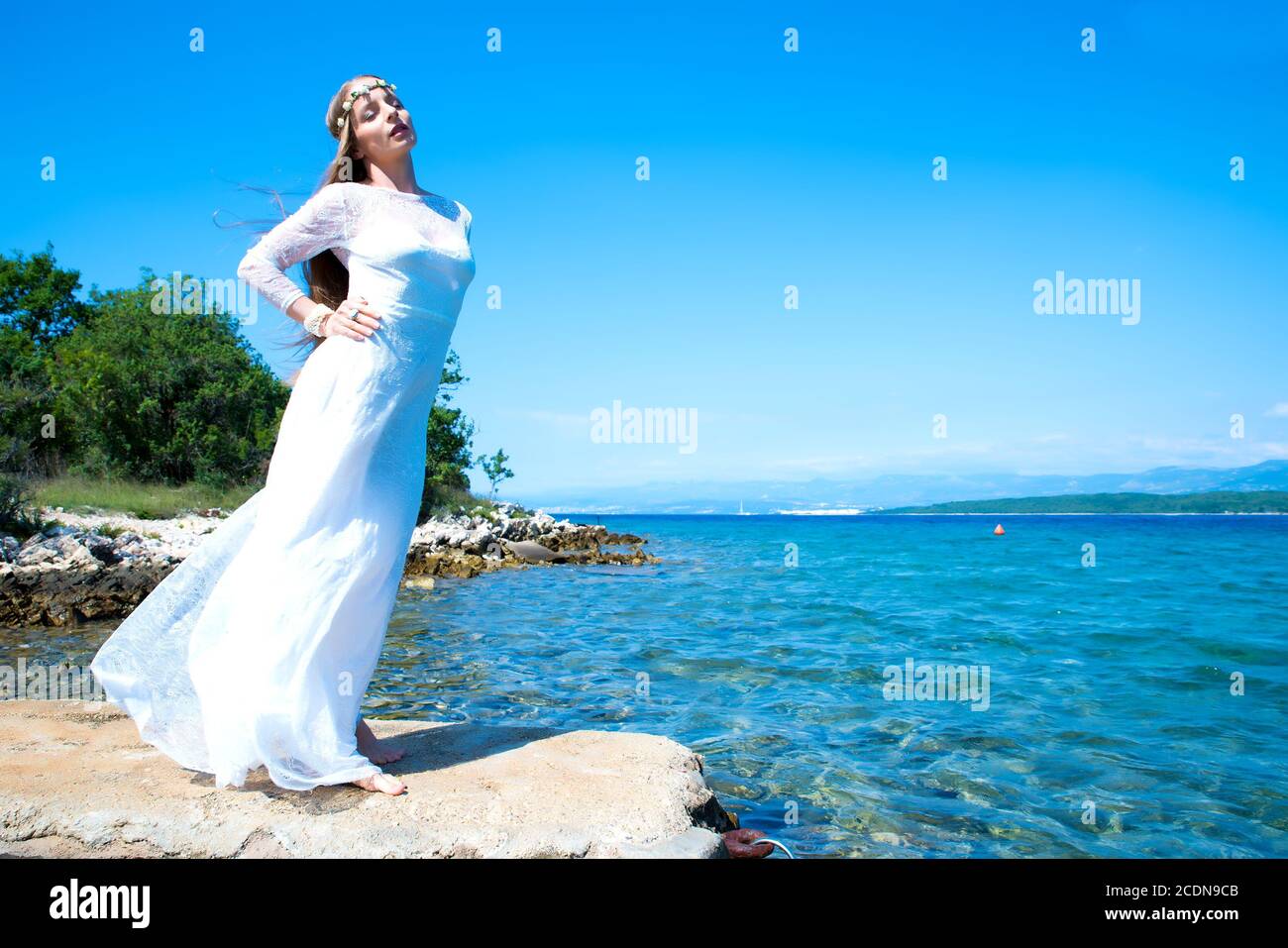Fairy at the ocean Stock Photo - Alamy
