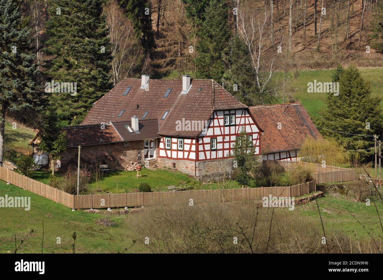 Vielbrunn-Brunnthal near Michelstadt Stock Photo - Alamy