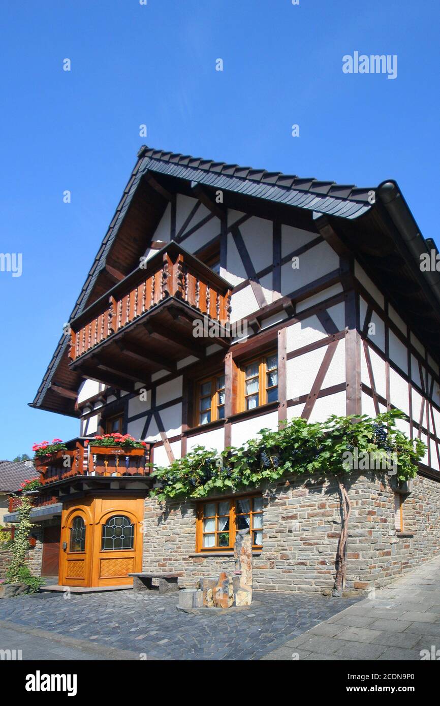 half timbered house Stock Photo - Alamy