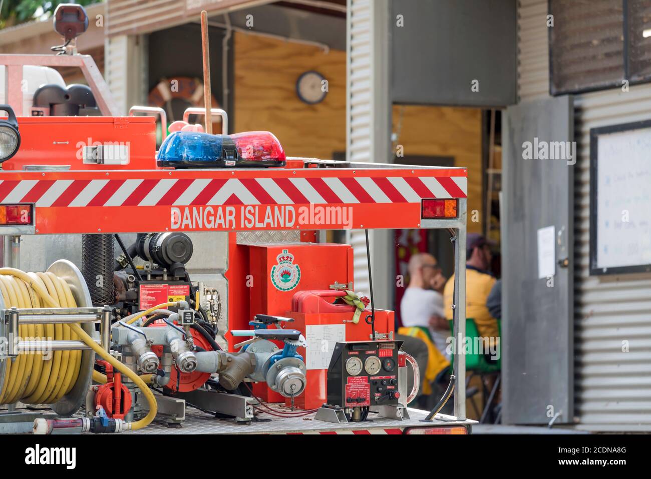 Volunteer Rural Fire Service (RFS) crew attend winter training at the ...