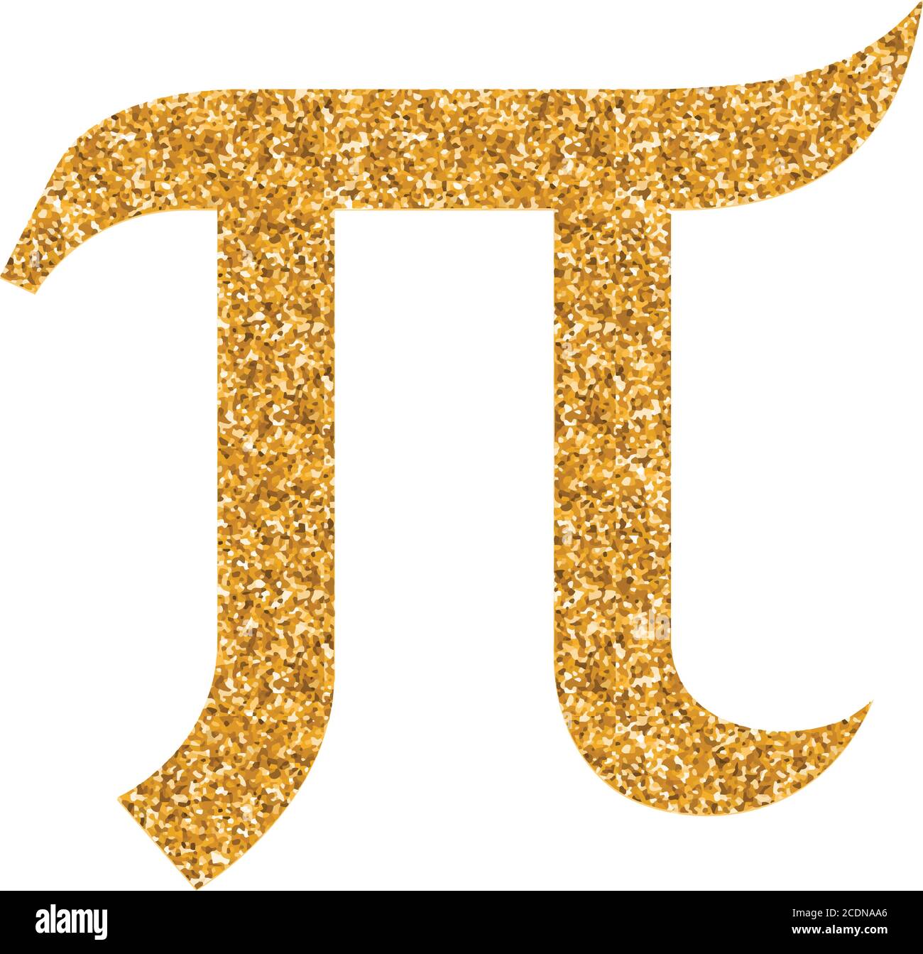 Greek alphabet icon in gold glitter texture. Sparkle luxury style ...