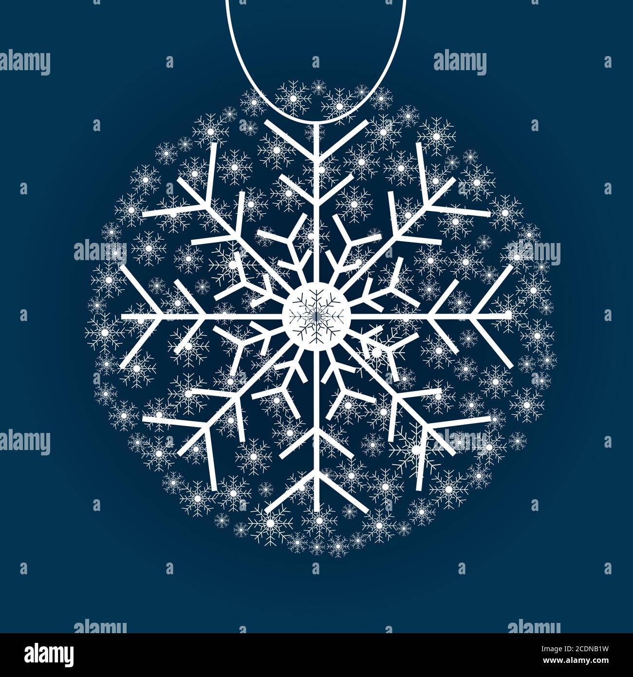 Ball snowflake hi-res stock photography and images - Alamy