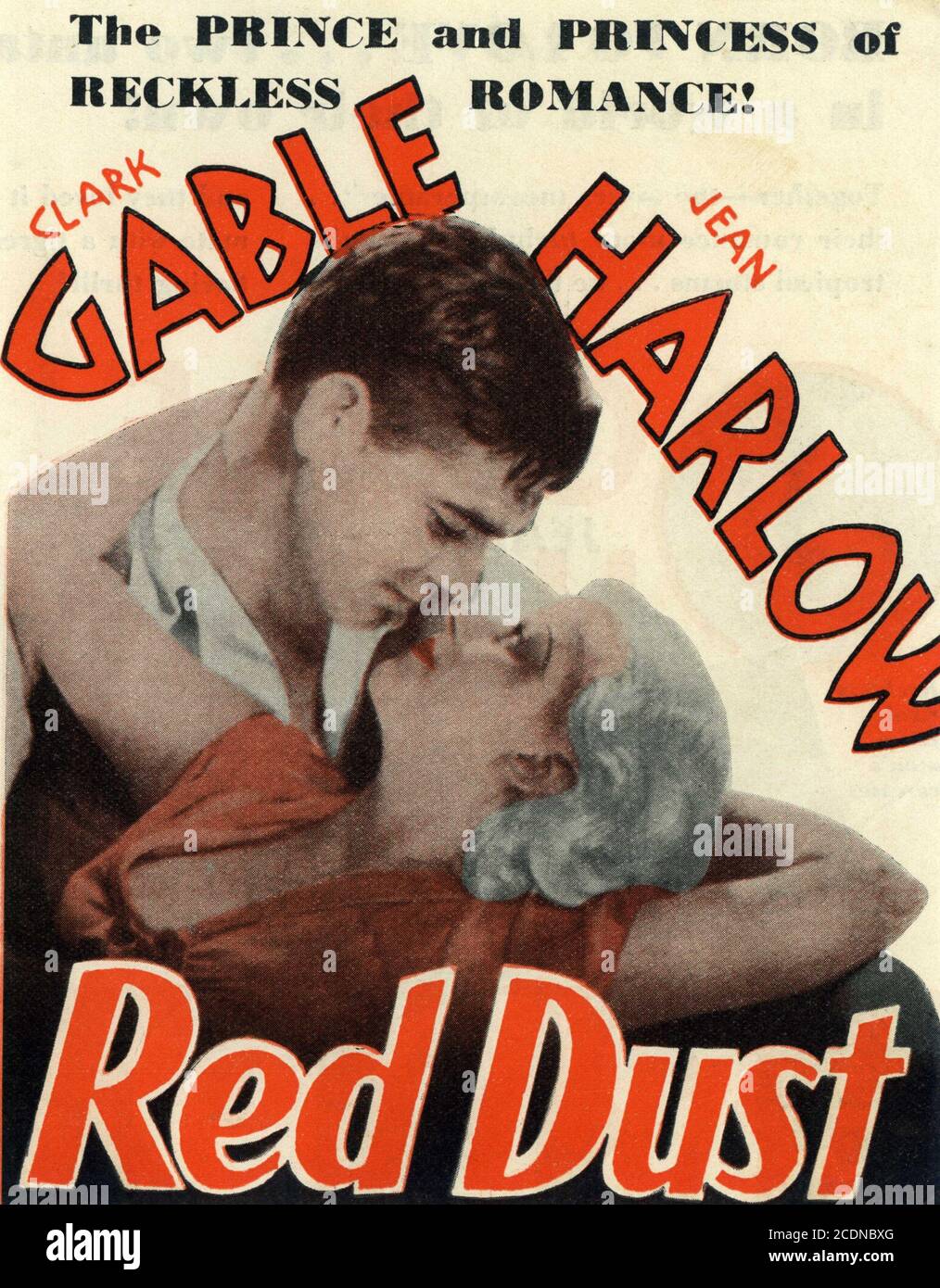 CLARK GABLE and JEAN HARLOW in RED DUST 1932 director VICTOR FLEMING ...