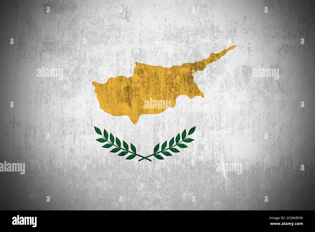 Cyprus grunge flag island hi-res stock photography and images - Alamy