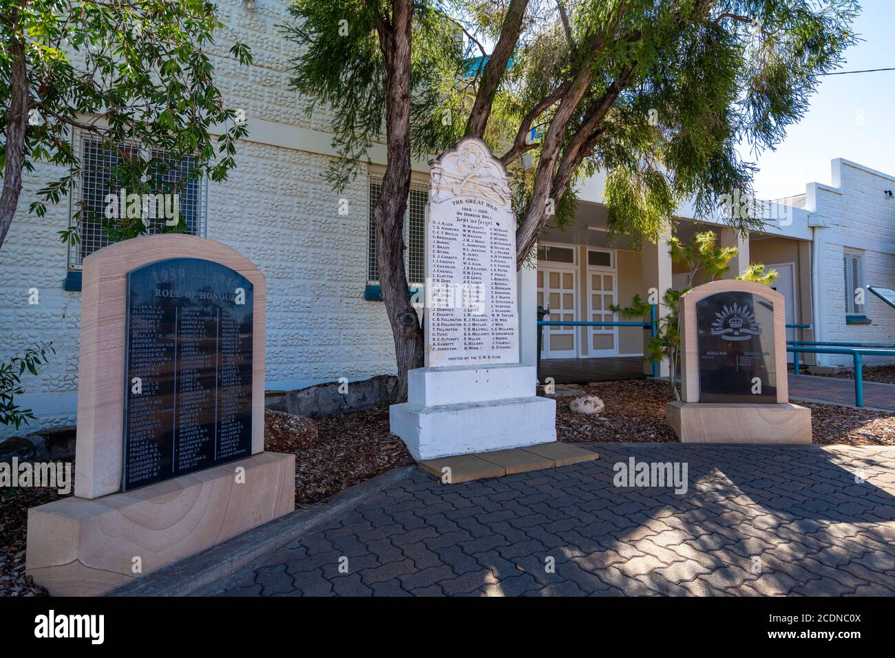 War Memorial, Augathella, Central West Queensland, Australia Stock ...