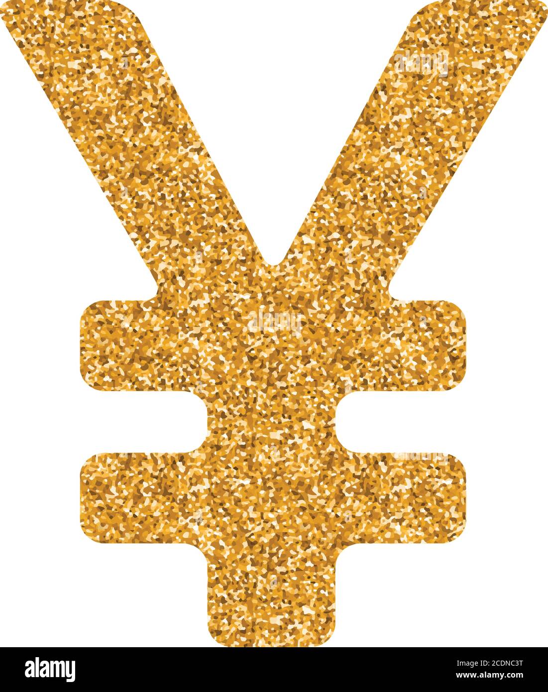 Japan Yen symbol icon in gold glitter texture. Sparkle luxury style ...