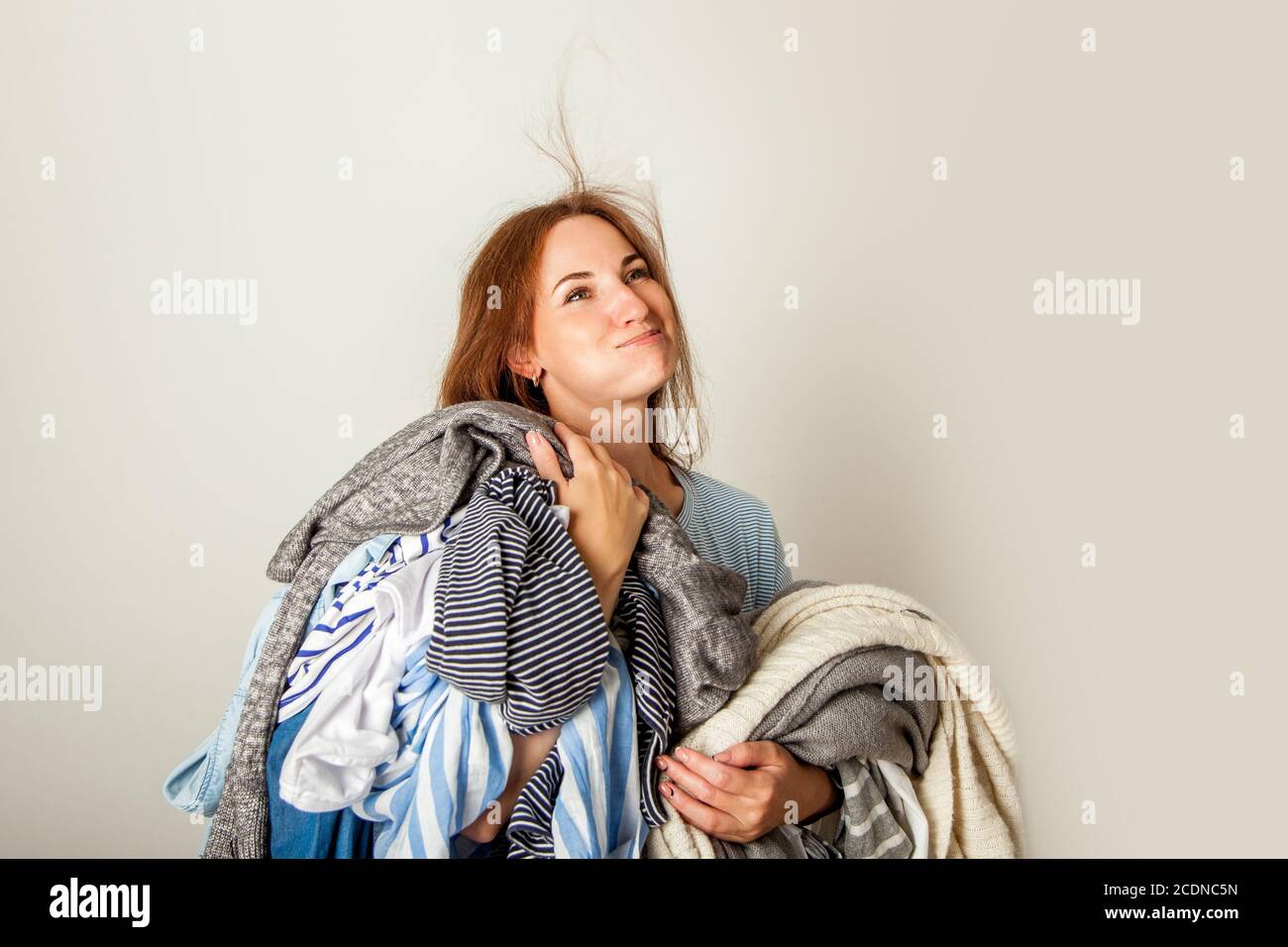 Messy wardrobe female hi-res stock photography and images - Alamy