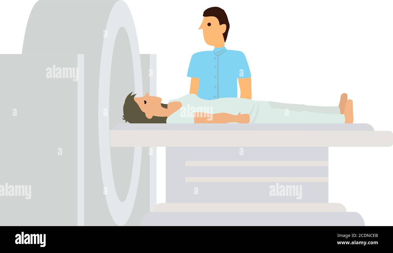 Vector cartoon radiologist hi-res stock photography and images - Alamy