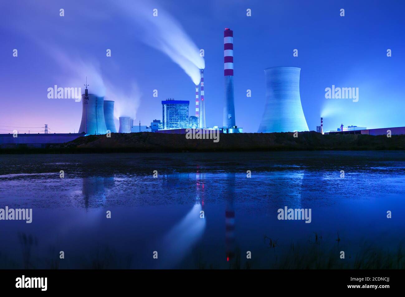 landscape of factory,waterfront Stock Photo - Alamy