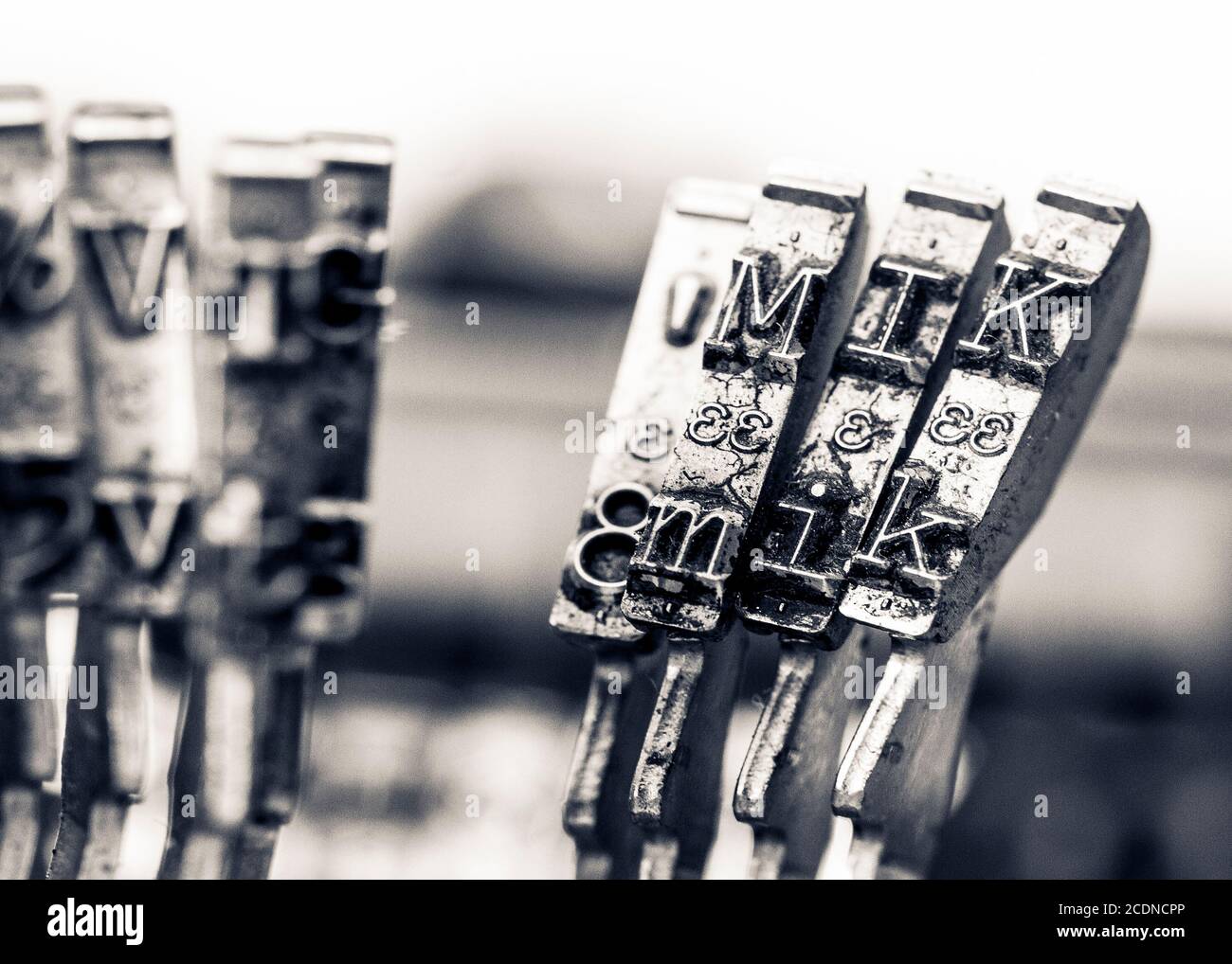 old typewriter typeset Stock Photo - Alamy