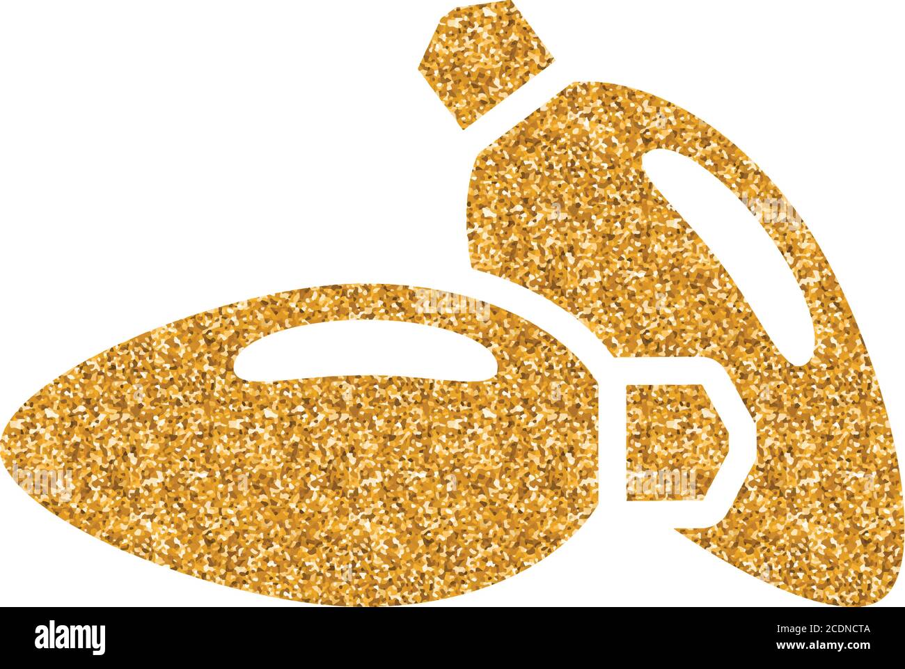 Studio lighting icon in gold glitter texture. Sparkle luxury style ...