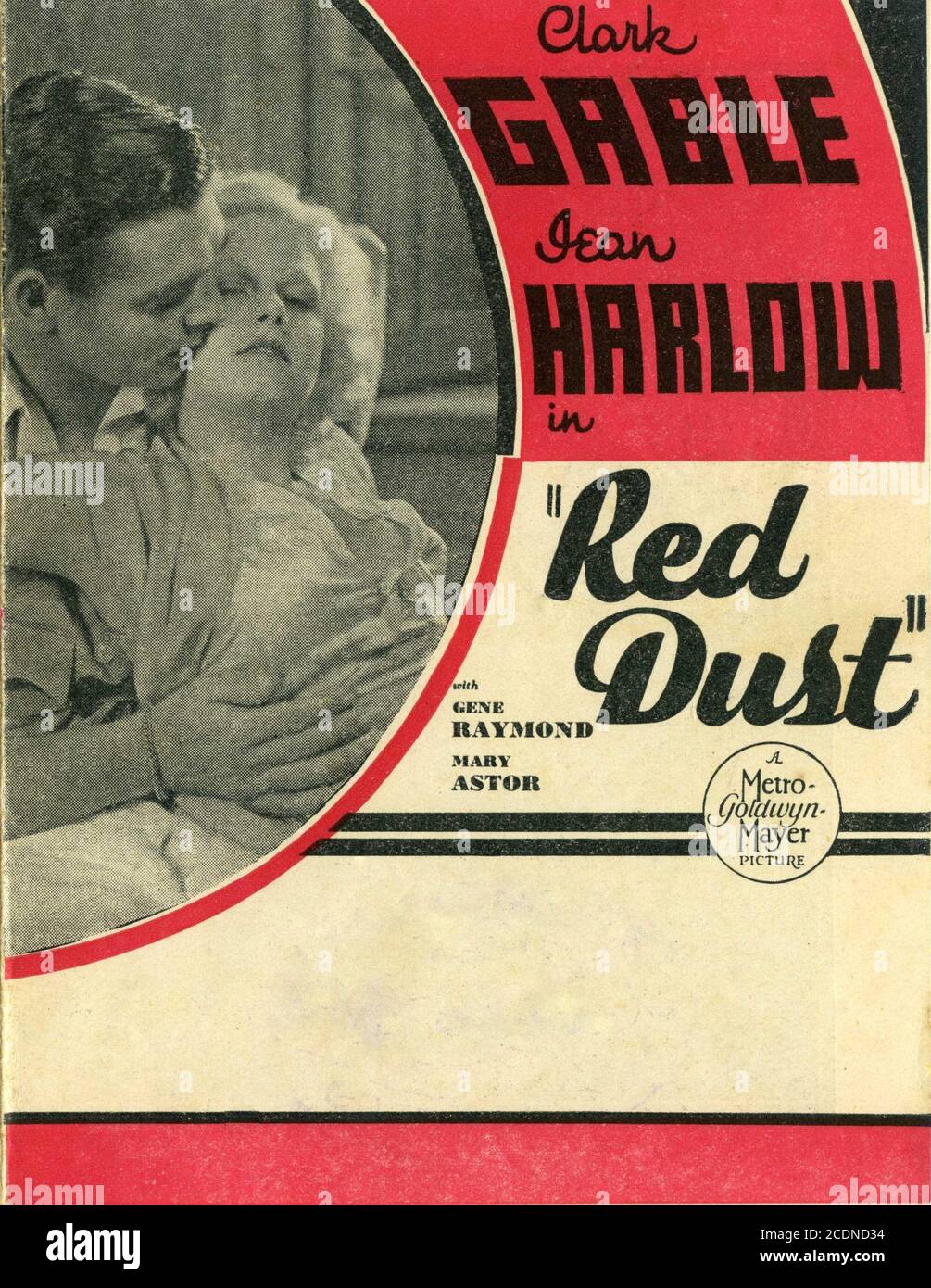 CLARK GABLE and JEAN HARLOW in RED DUST 1932 director VICTOR FLEMING ...