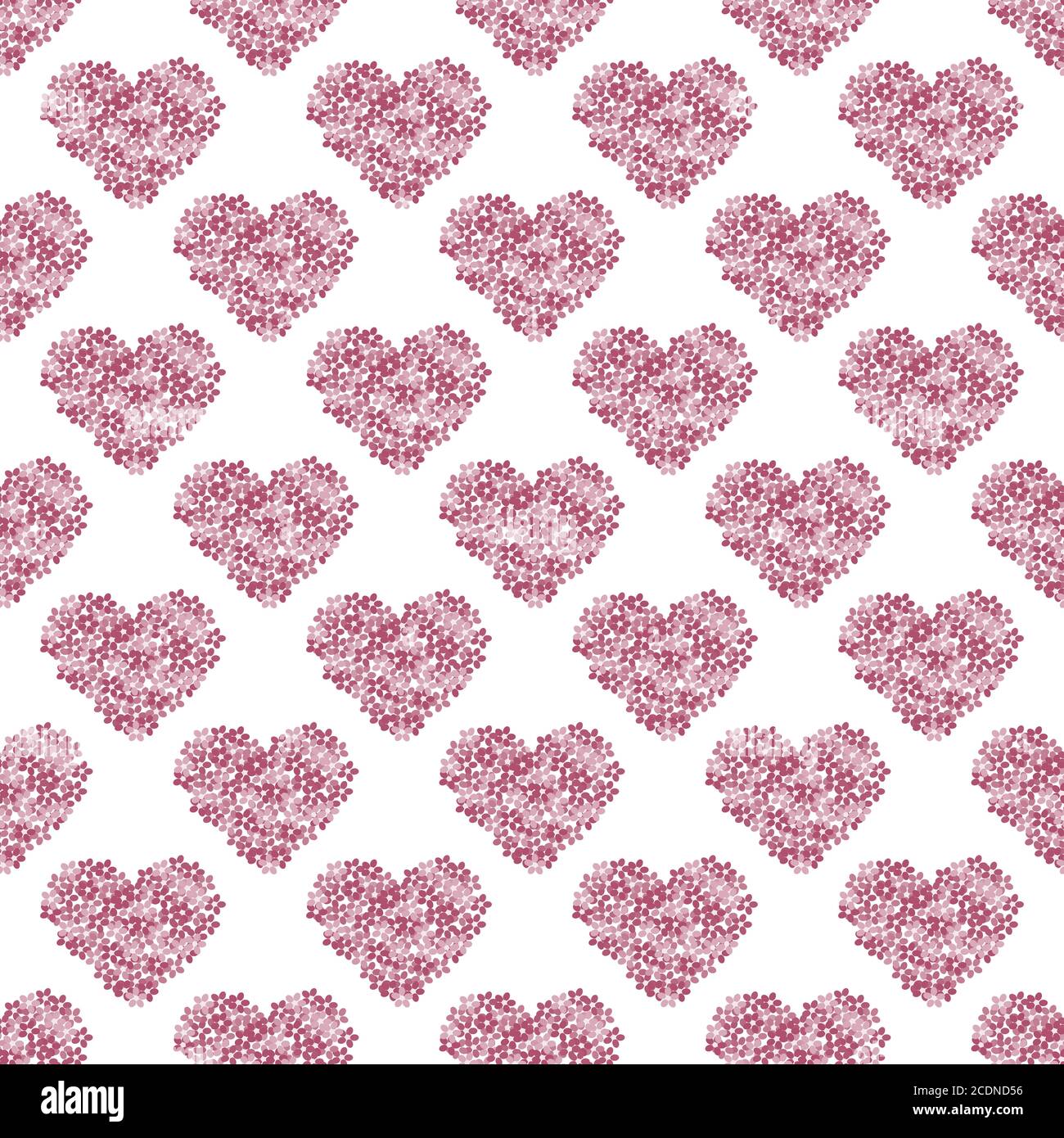 Vintage heart pattern pink hi-res stock photography and images - Alamy