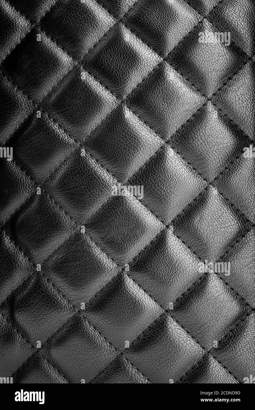 Black leather texture Stock Photo - Alamy