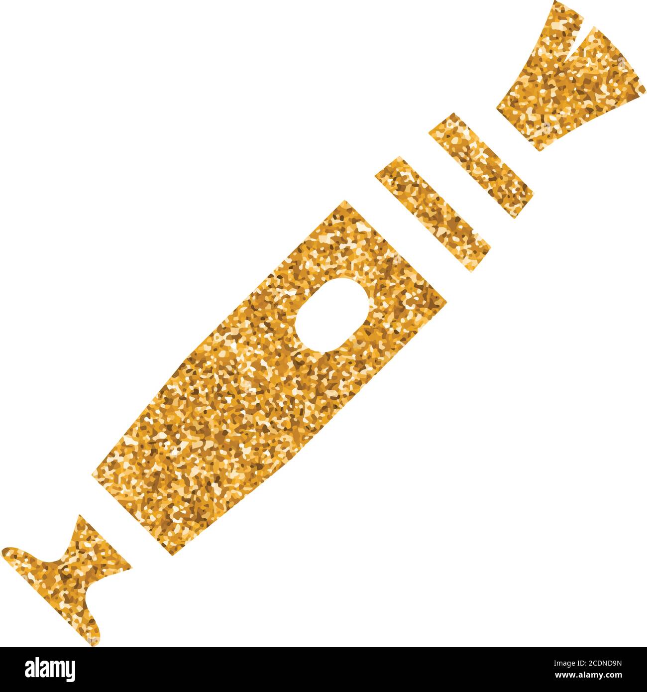 Camera lens cleaner icon in gold glitter texture. Sparkle luxury style ...