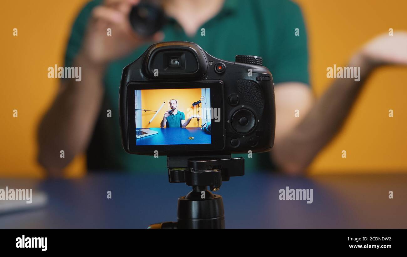Artist testing camera lens hi-res stock photography and images - Alamy