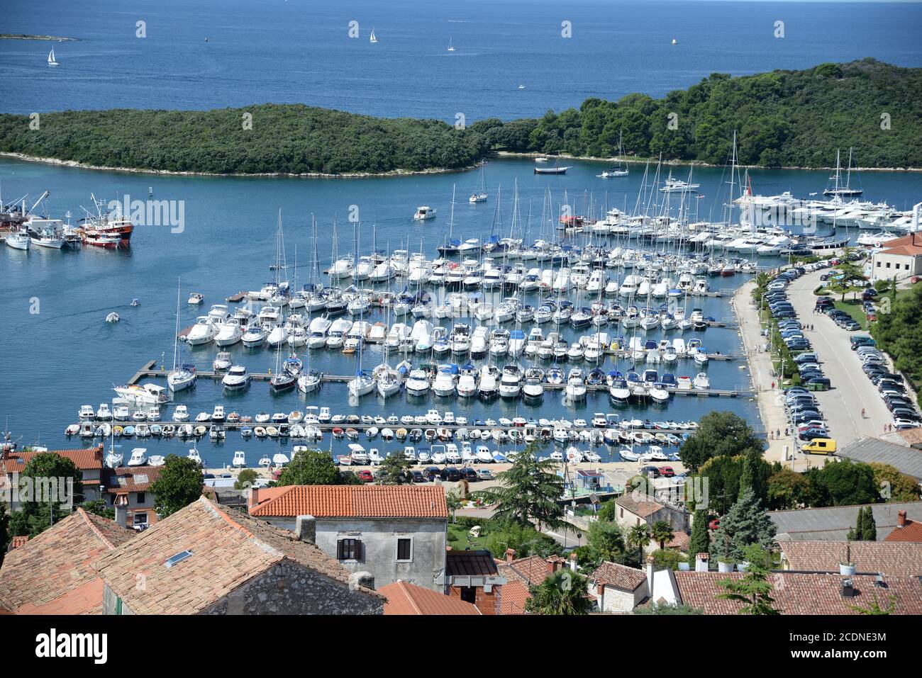 Boat harbour of Vrsar, Croatia Stock Photo - Alamy