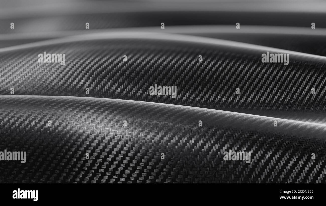Carbon wave close-up pattern background. 3D rendering Stock Photo - Alamy