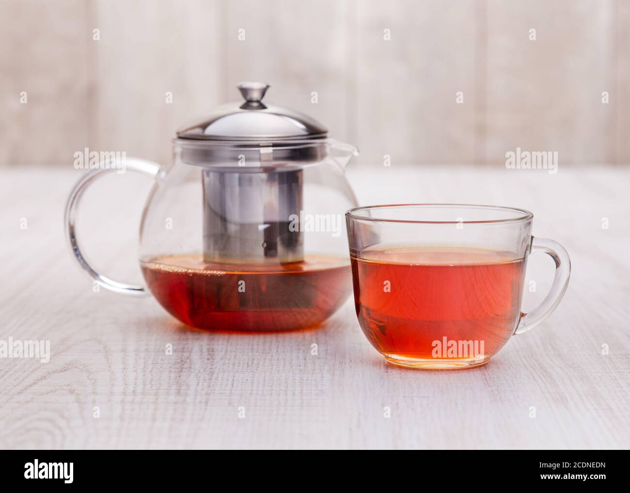Hot tea poured glass on hi-res stock photography and images - Alamy