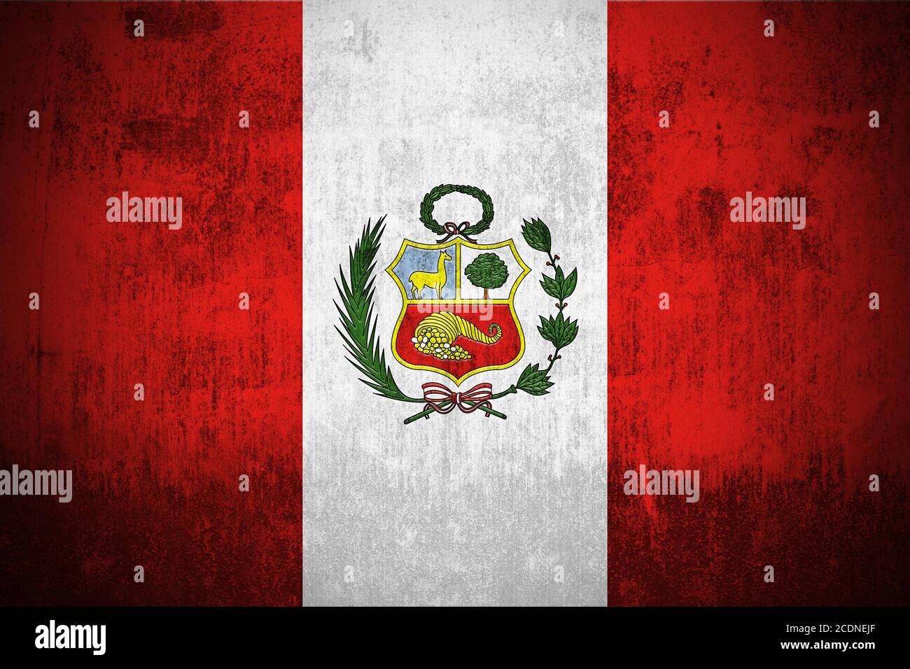 Grunge Flag Of Peru Stock Photo - Alamy