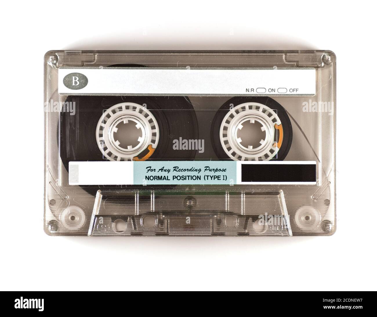 Retro audio cassette isolated on white Stock Photo - Alamy