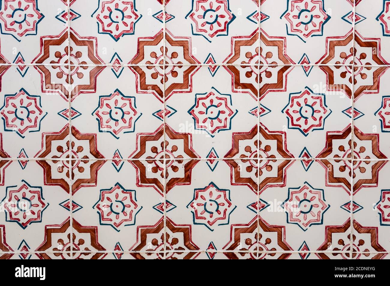 Traditional Portuguese azulejos, painted ceramic tilework Stock Photo ...