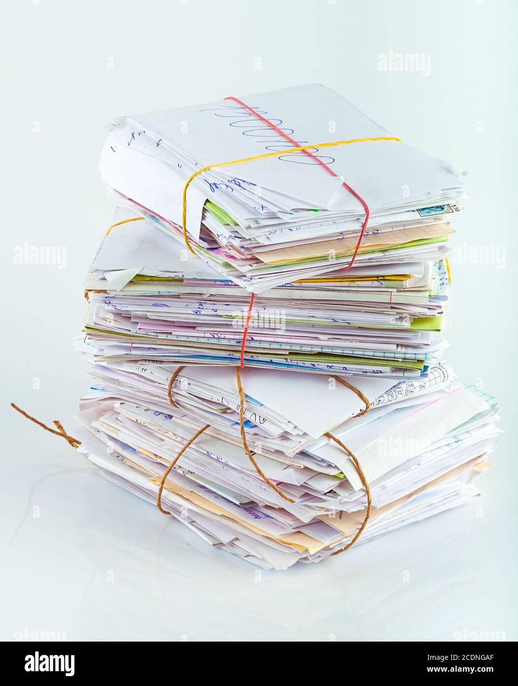 Heap of white letters Stock Photo - Alamy