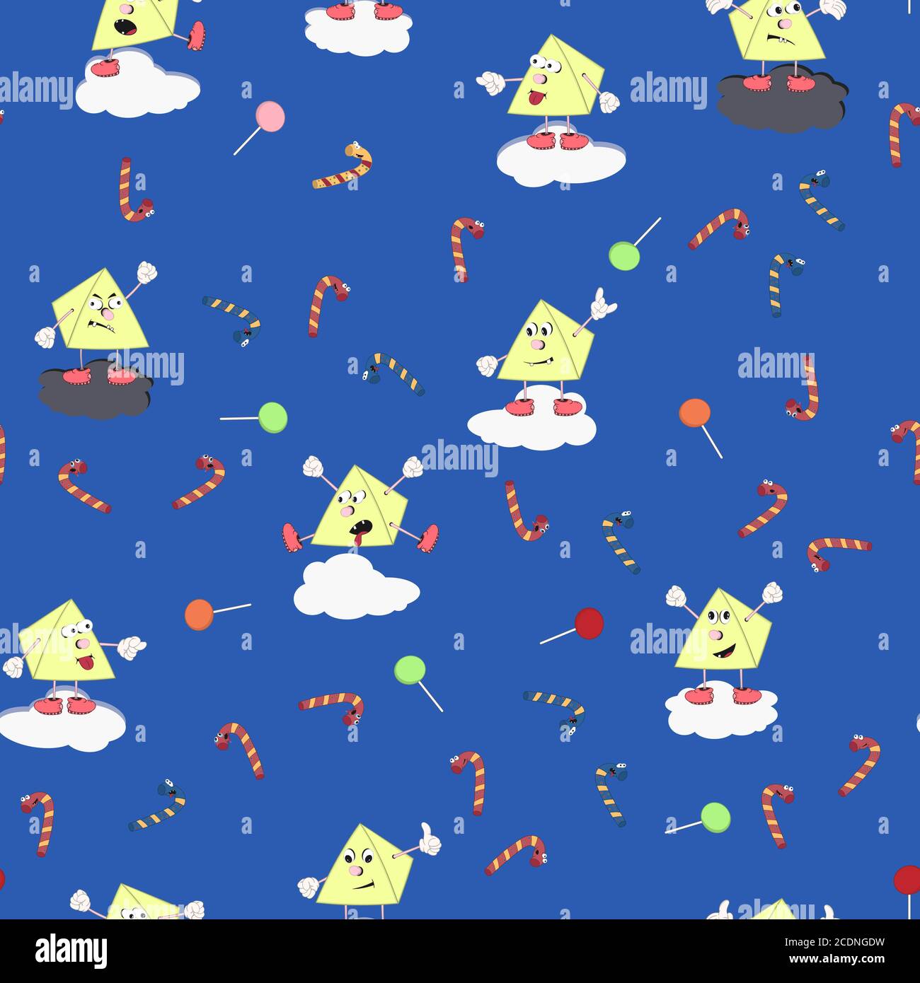 Drawn by hand. Suitable for the design of wrapping paper, film, fabric ...