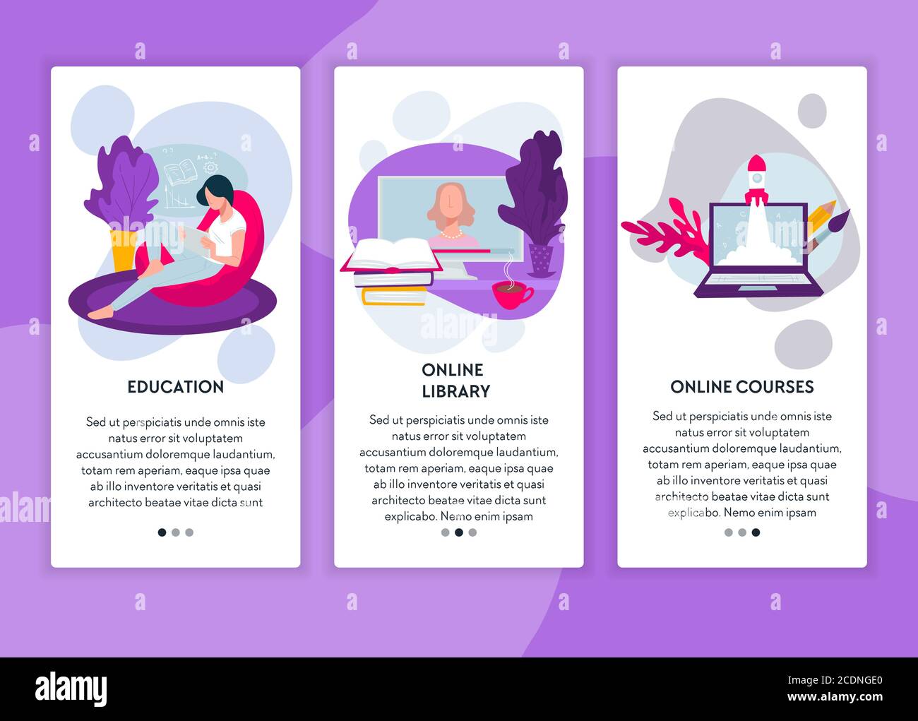 Online knowledge base Stock Vector Images - Alamy