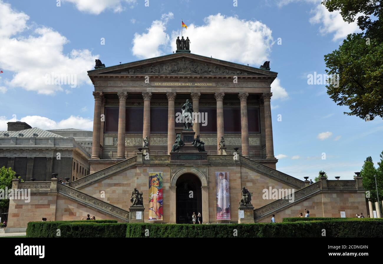 Old National Gallery in Berlin Stock Photo - Alamy